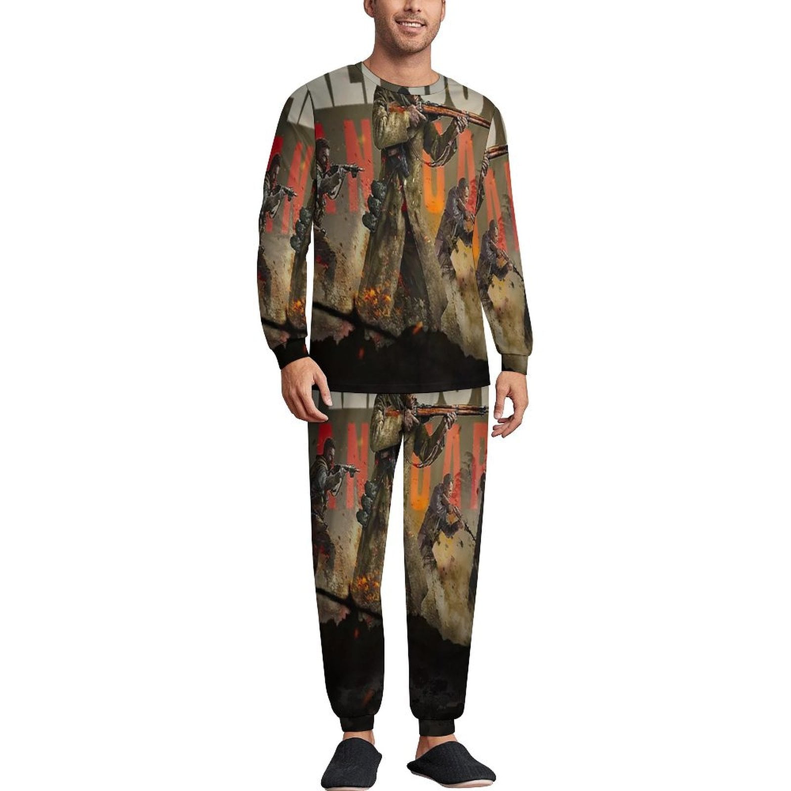 Call Of Duty Unisex Adults Round Neck Pajama Set Two Piece Set Pajama ...