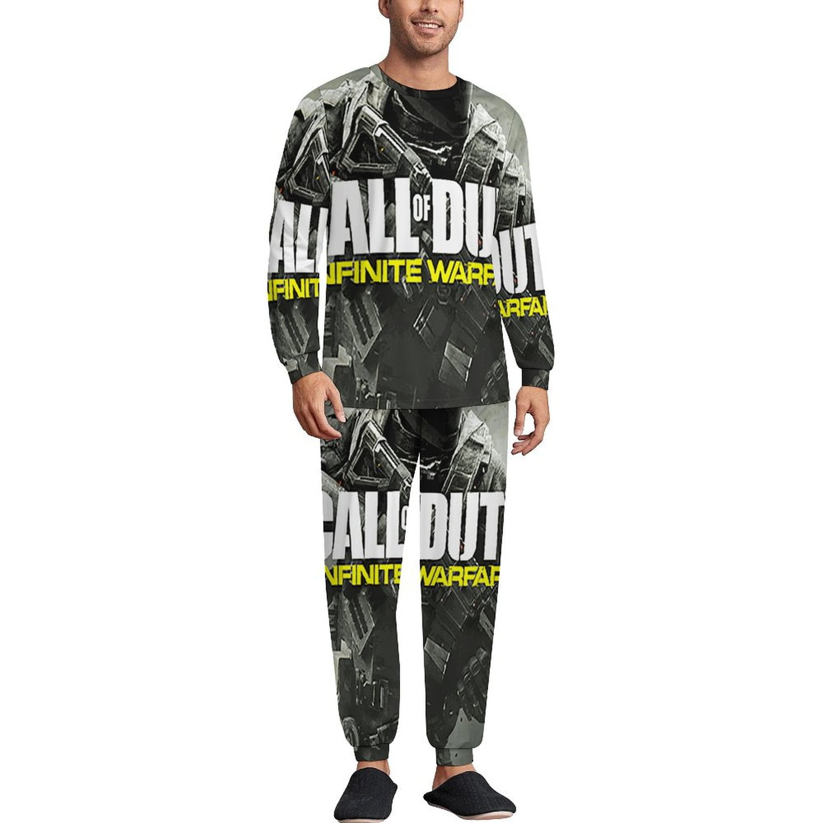 Call Of Duty Unisex Adults Round Neck Pajama Set Two Piece Set Pajama ...