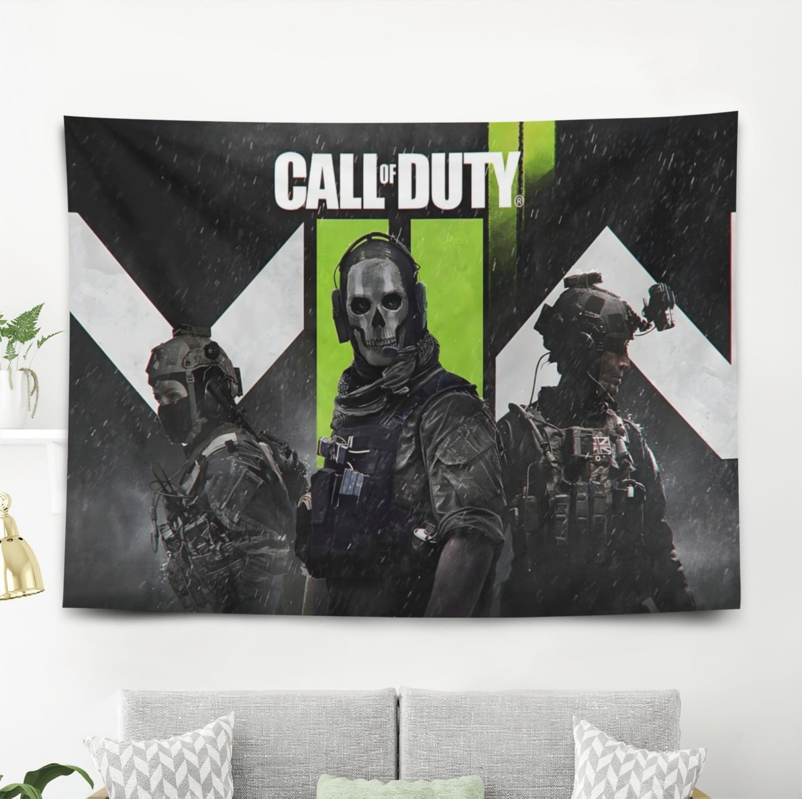 Call Of Duty Wall Tapestry Wall Decor for Bedroom Wall Hanging Home ...