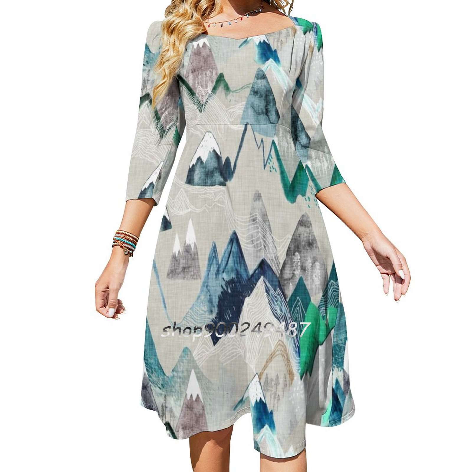 Call Of s ( In Evergreen ) Sweetheart Knot Flared Dress Fashion Design ...