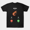 Call Screen Style Shrimp Illustration Tee Featuring Incoming Call ...