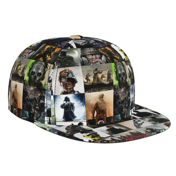 Call of Duty Adjustable Brim Bill Baseball Cap Adjustable Snapback Hat ...