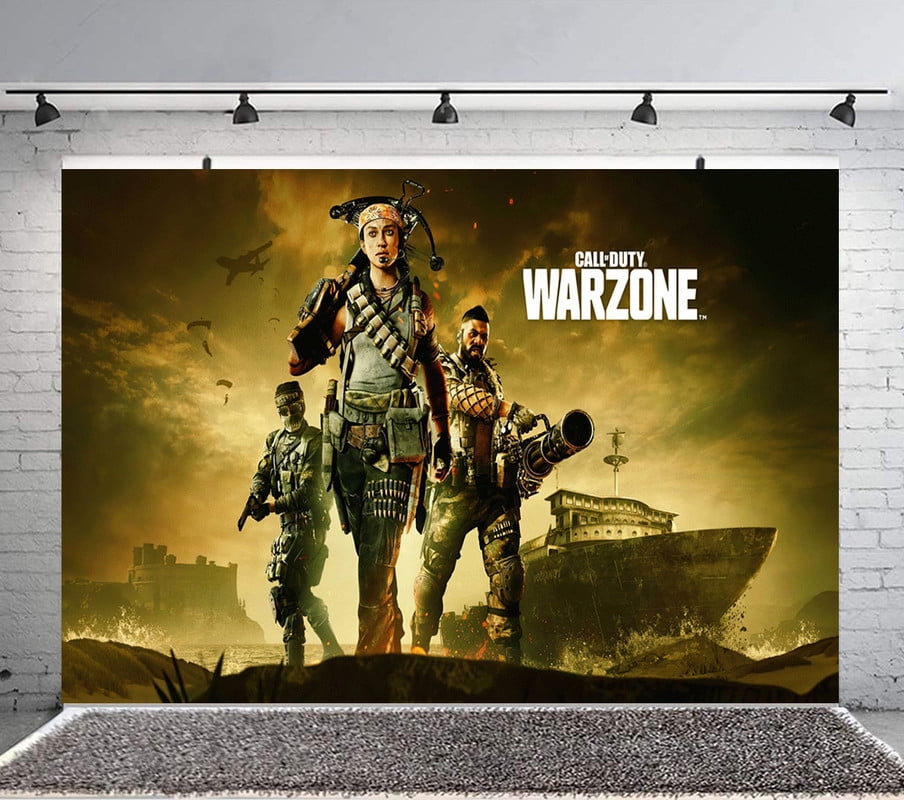 Call of Duty Backdrop Banner Party Supplies Poster Movie Theme ...