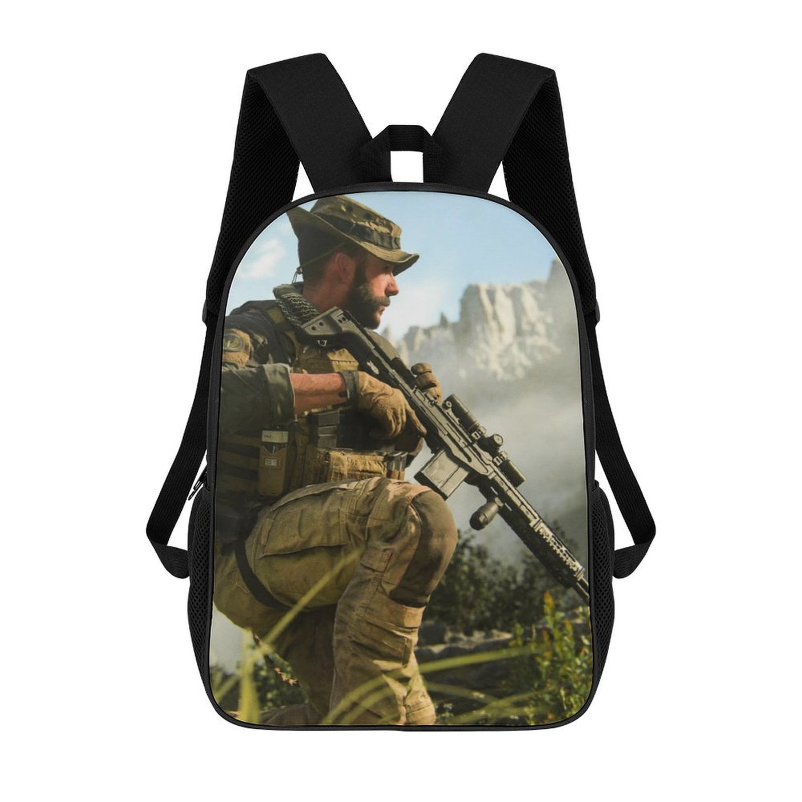 Call of Duty Backpack, 17 Inch Laptop Backpack, Water-Resistant BookBag ...