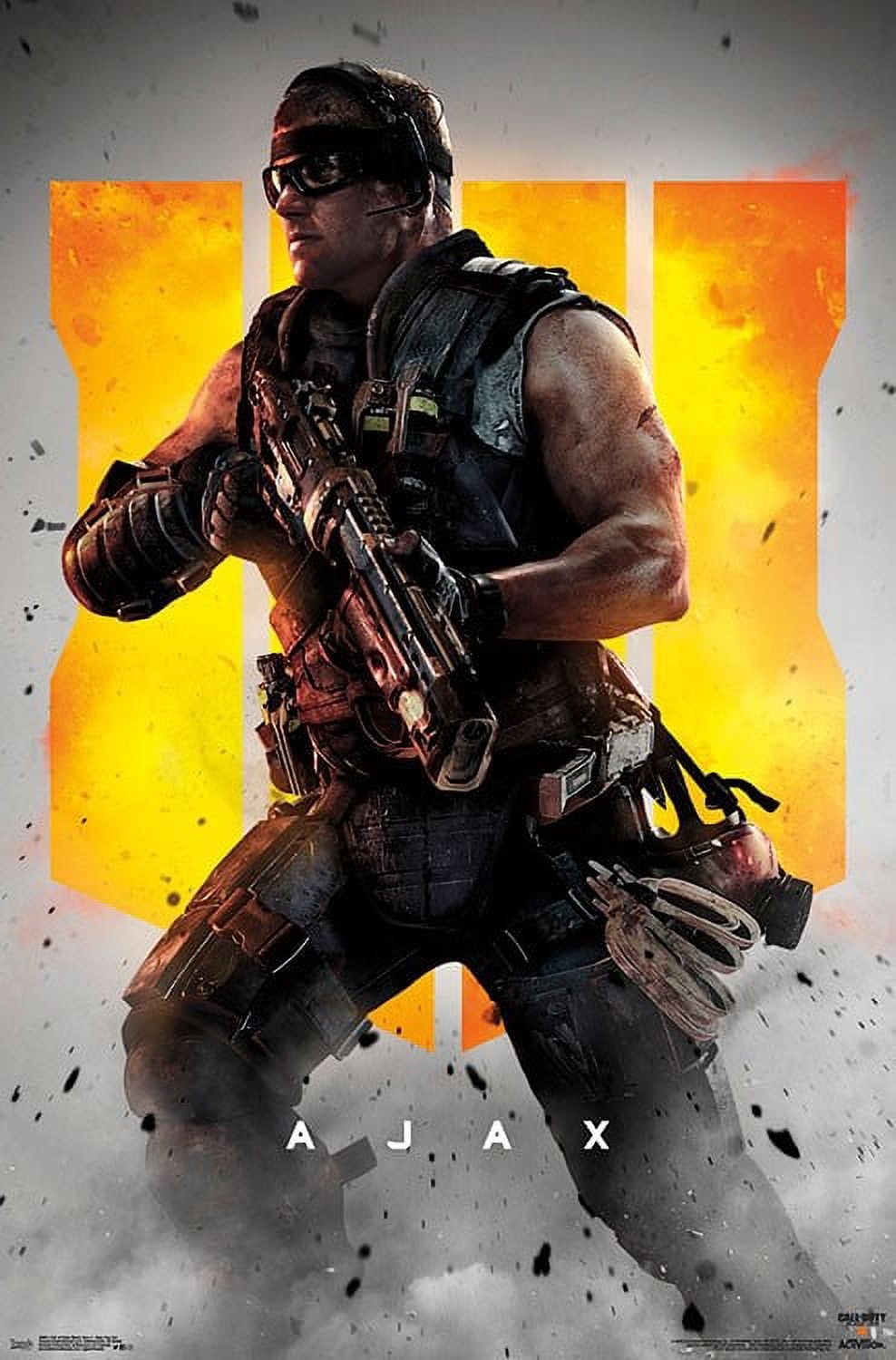 Call of Duty Black Ops 4 - Ajax Key Art Poster Print (22 x 34 ...