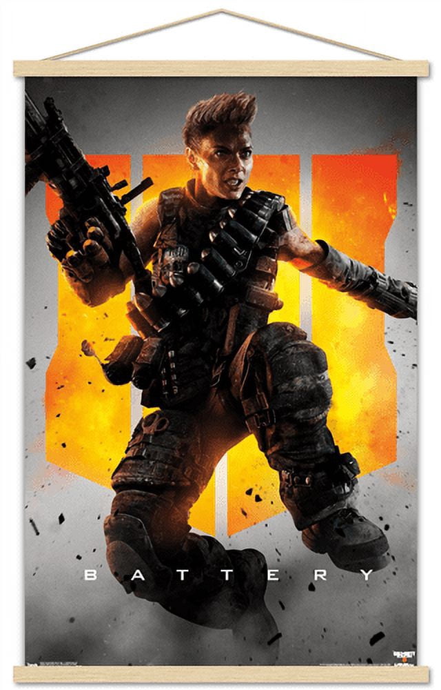 Call of Duty: Black Ops 4 - Battery Key Art Wall Poster with Magnetic ...