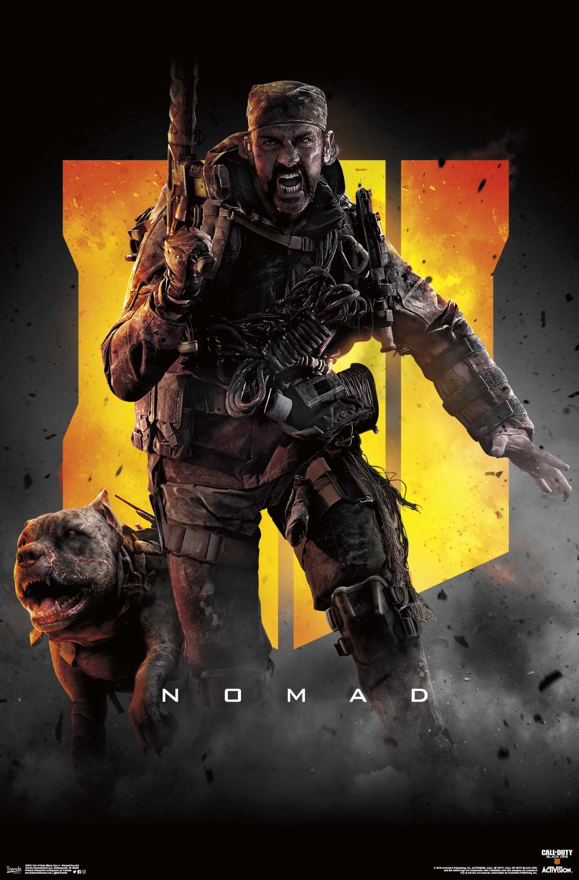 Call of Duty: Black Ops 4 - Nomad Key Art Wall Poster, 22.375" x 34 ...