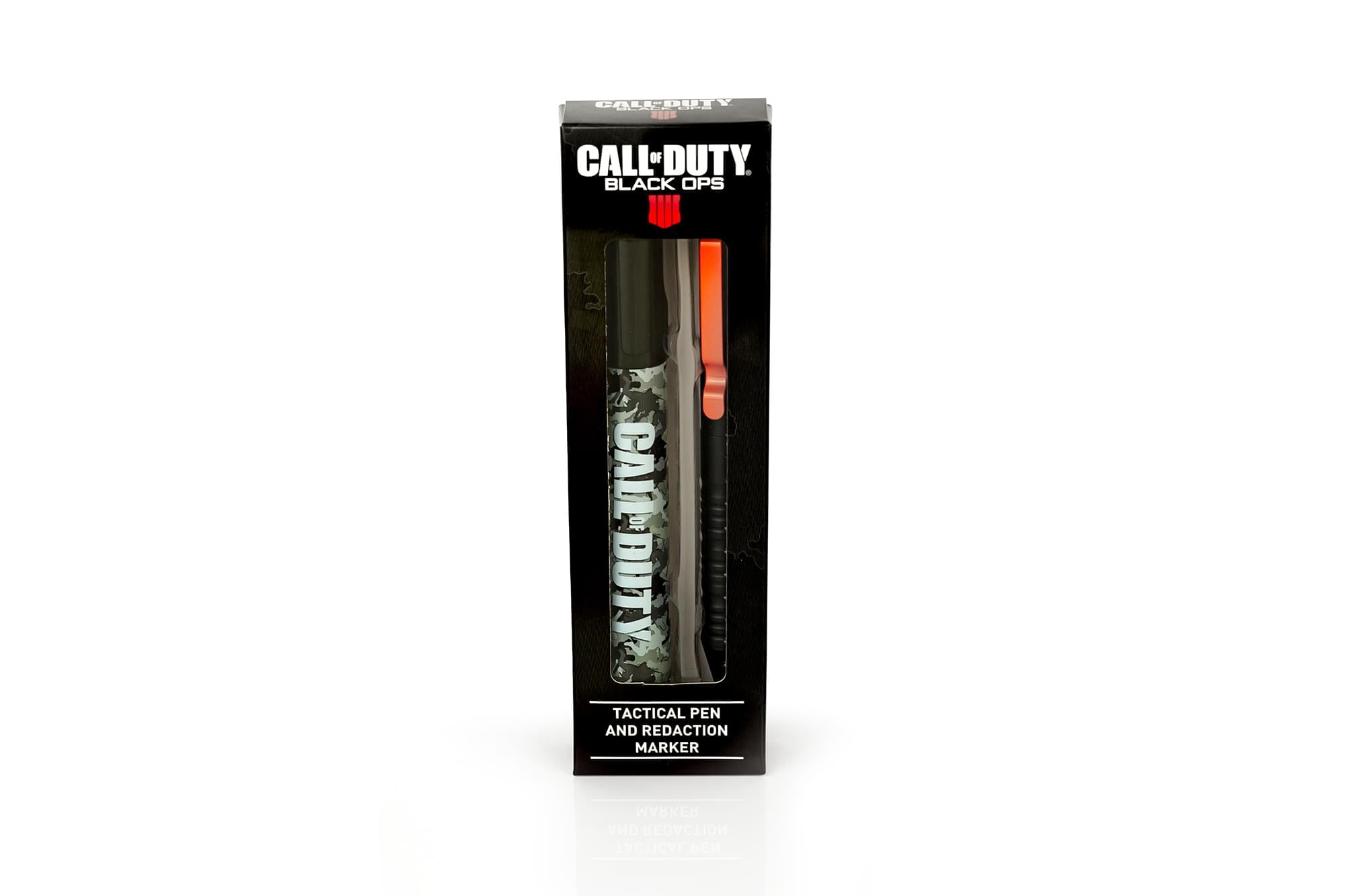 Call of Duty Ops Tactical Pen with Redaction Marker, Black, 4 Count ...