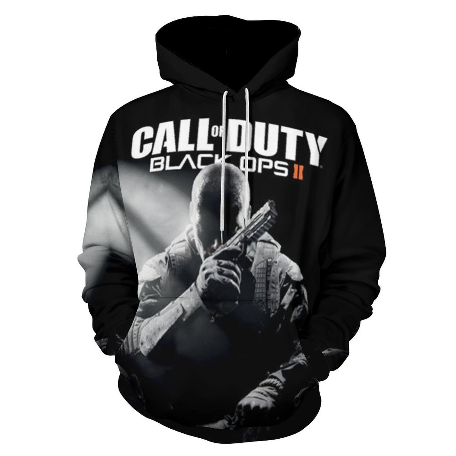 Call of Duty Black Ops Casual Hoodie Jacket Hooded Long Sleeves ...