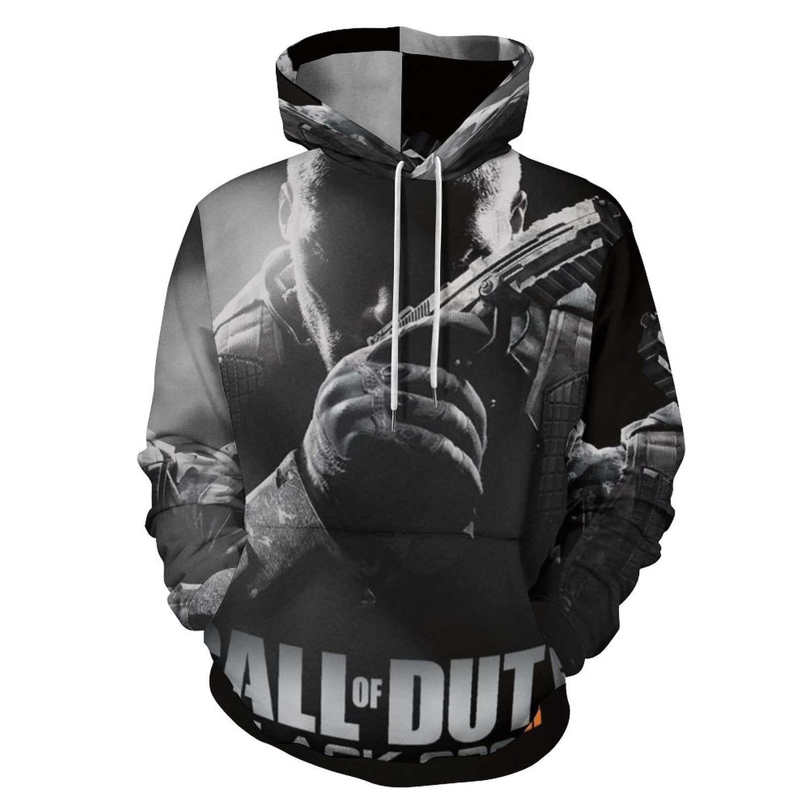 Call of Duty Black Ops Casual Hoodie Jacket Hooded Long Sleeves ...