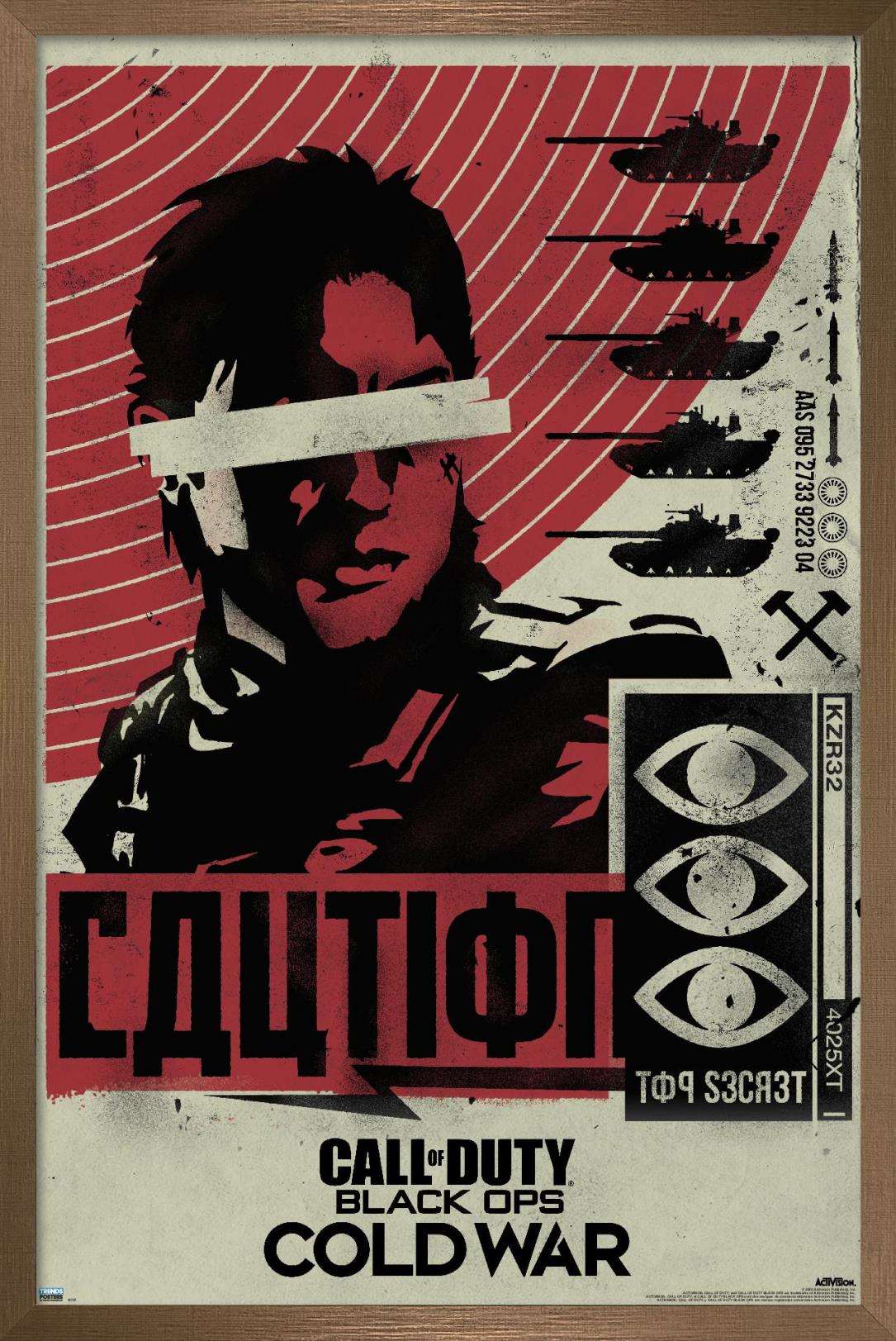 Call of Duty: Black Ops Cold War - Caution Wall Poster, 22.375" x 34 ...