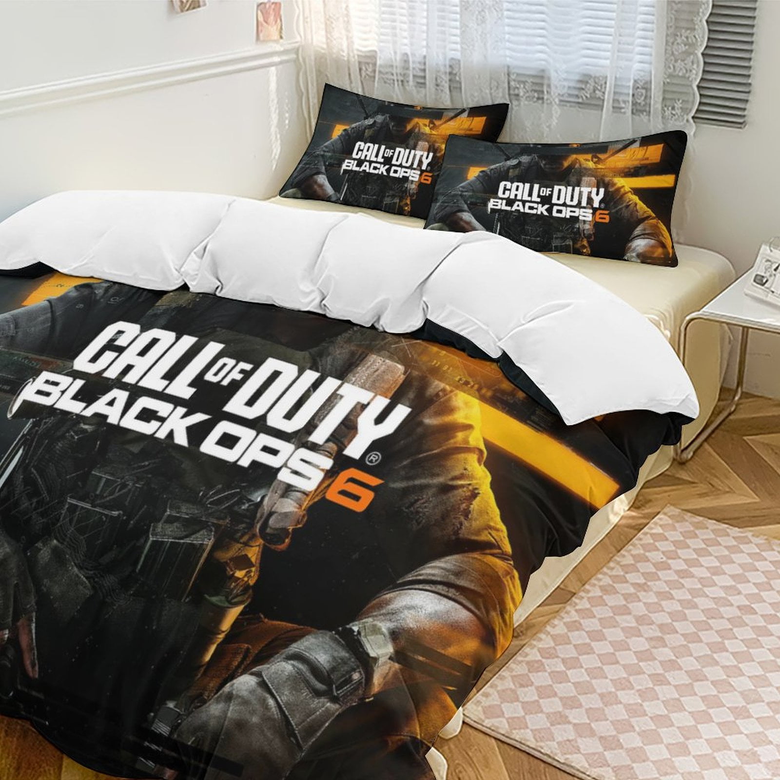Call of Duty Black Ops Comfortable 3-Piece Bedding Set Pillow Case Bed ...