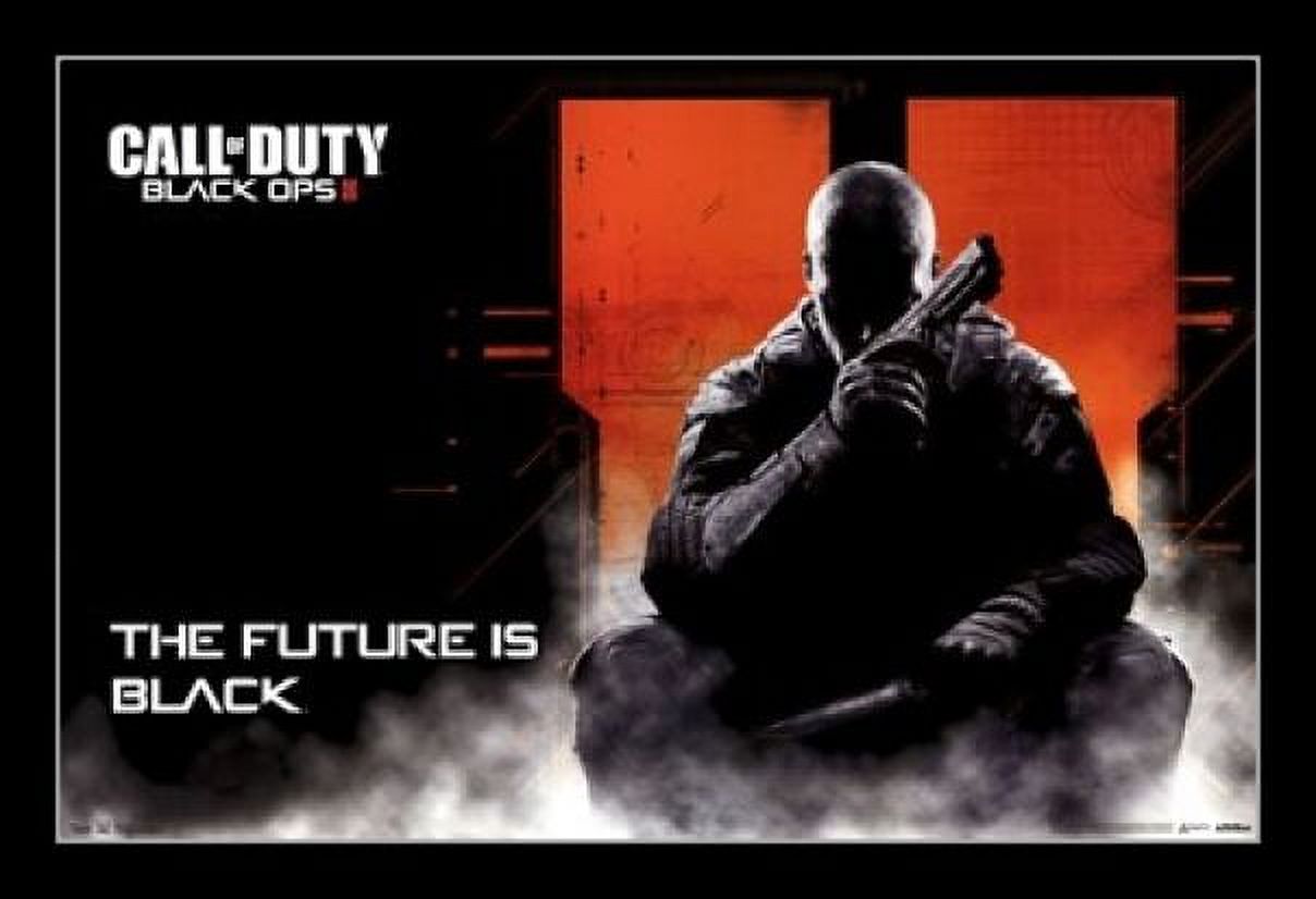 Call of Duty Black Ops II - Future is Black Laminated & Framed Poster ...