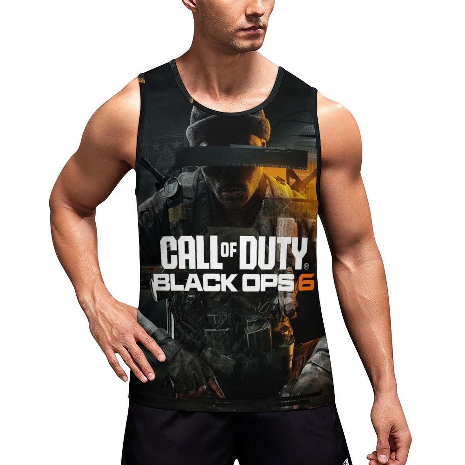 Call of Duty Black Ops Men's Graphic Tank Tops Sleeveless Muscle Shirts ...
