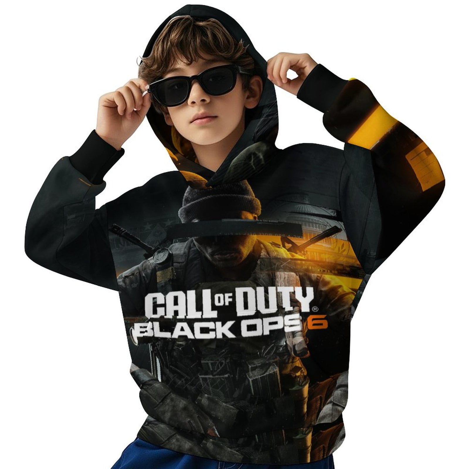 Call of Duty Black Ops Novelty Hoodies Teen 3D Print Pullover ...