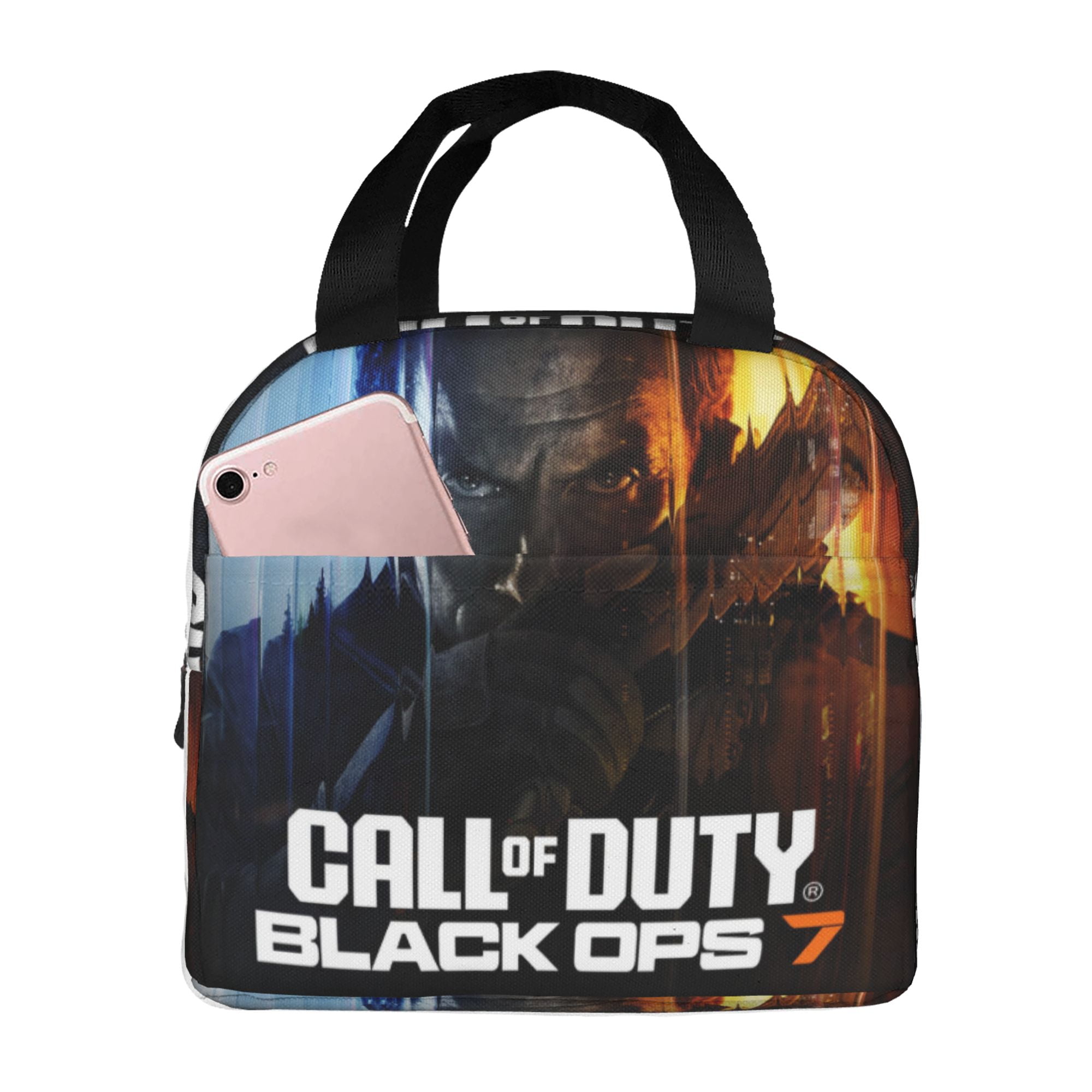 Call of Duty Black Ops Reusable Lunch Bag Cooler Tote Bag Adjustable ...