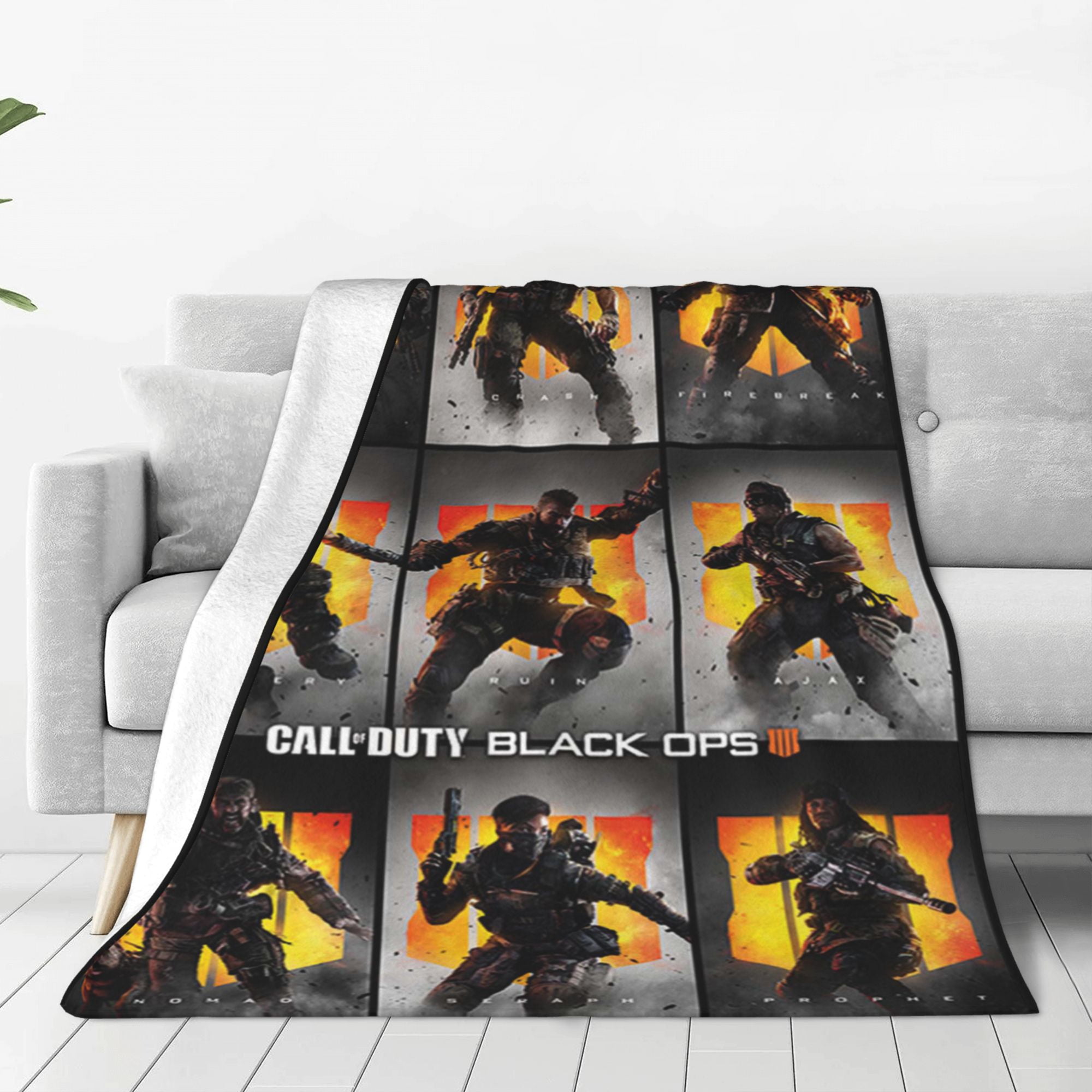 Call of Duty Black Ops Soft Micro Fleece Blanket Throw Lightweight ...