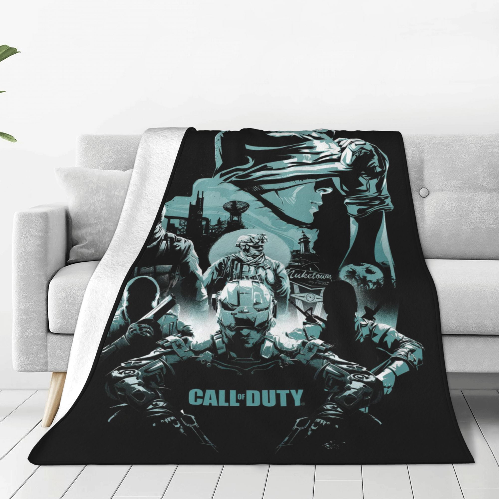 Call of Duty Black Ops Soft Micro Fleece Blanket Throw Lightweight ...