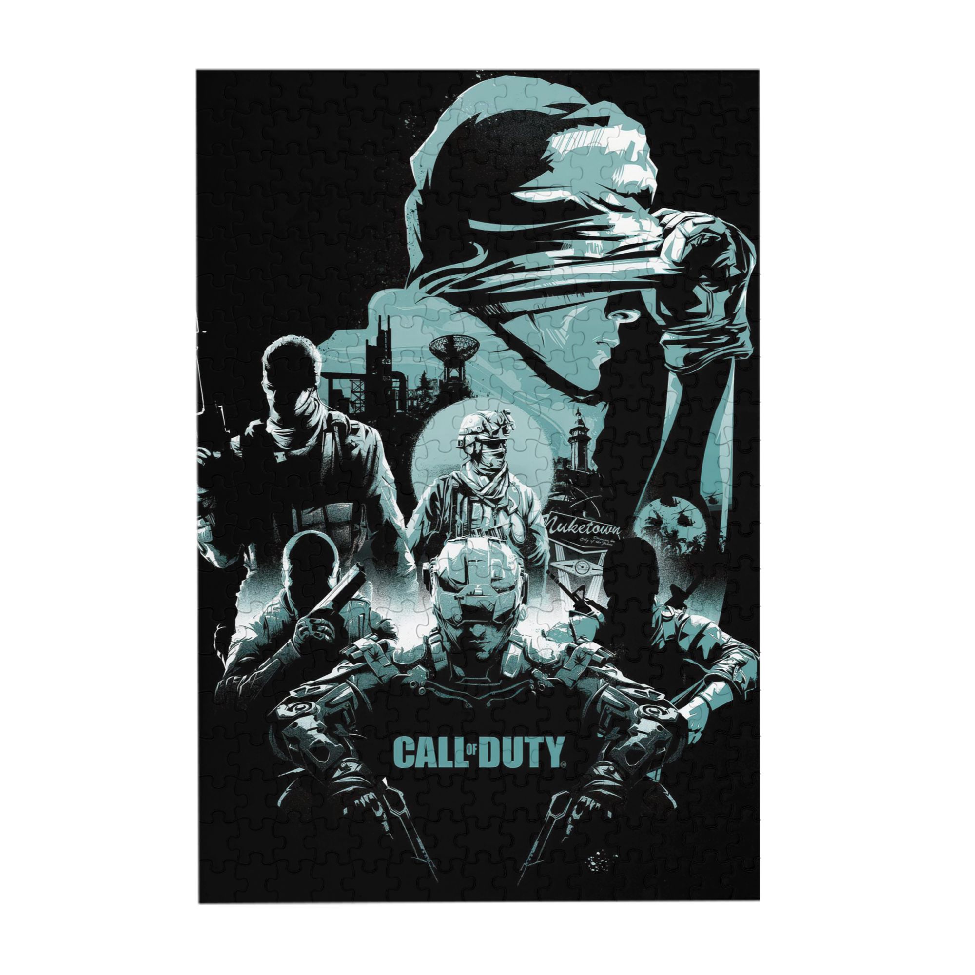 Call of Duty Black Ops Wooden Jigsaw Puzzle 300 Pieces Game For Adults ...