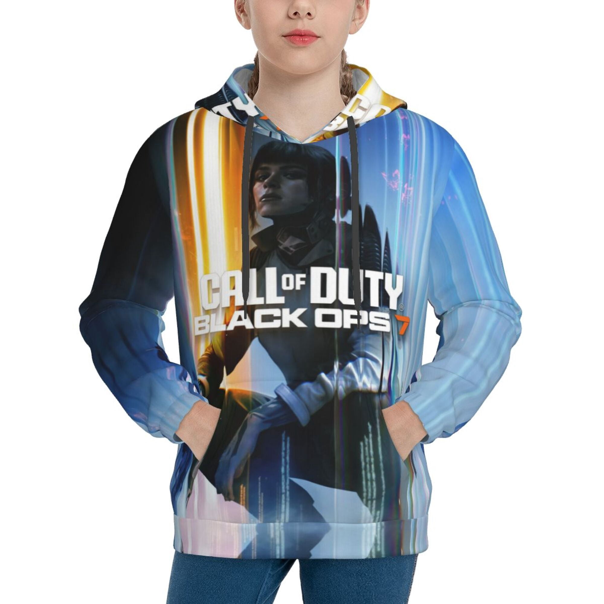 Call of Duty Black Ops Youth Pullover Hooded Graphic Sweatshirts Long ...