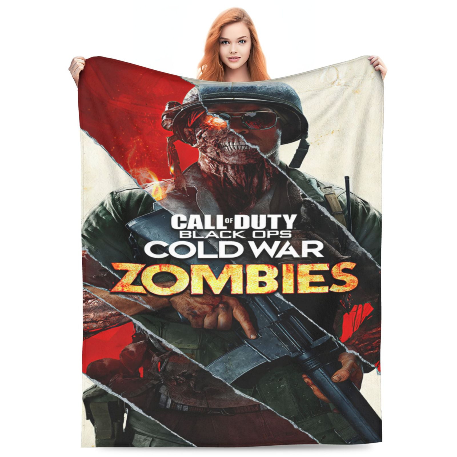 Call of Duty Flannel Blanket Funny Ultra-Soft Micro Warm Throw Blanket ...