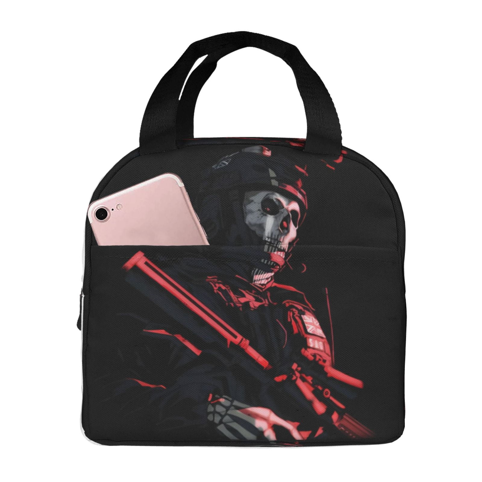 Call of Duty Ghost Lunch Bag Insulated Lunch Box Reusable Waterproof ...