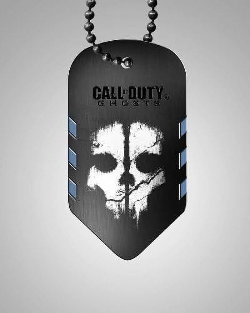Call of Duty Ghosts Dog Tag, Limited Edition 2013, Black with Blue ...