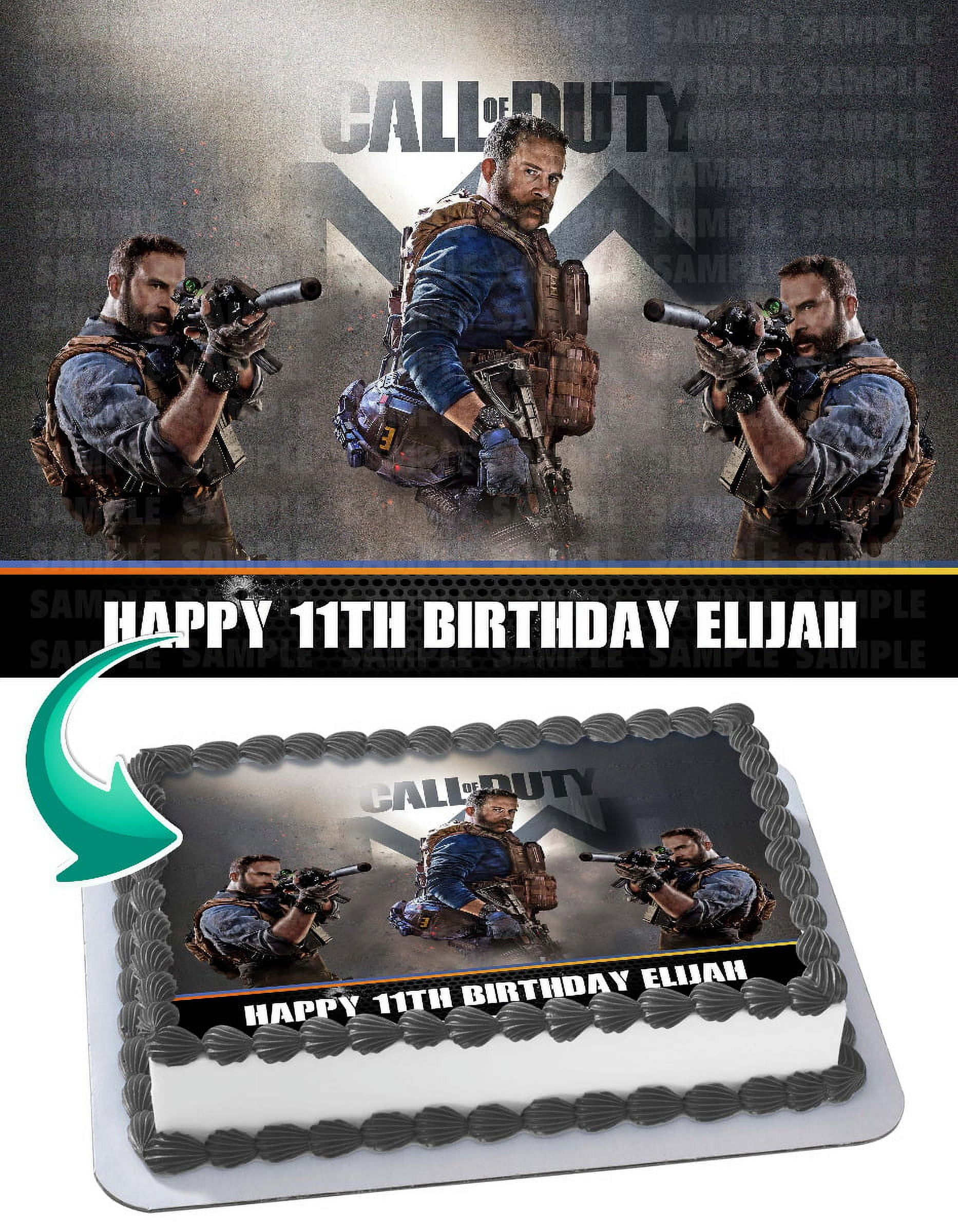 Call of Duty: Modern Warfare 2019 Edible Cake Image Topper Personalized ...