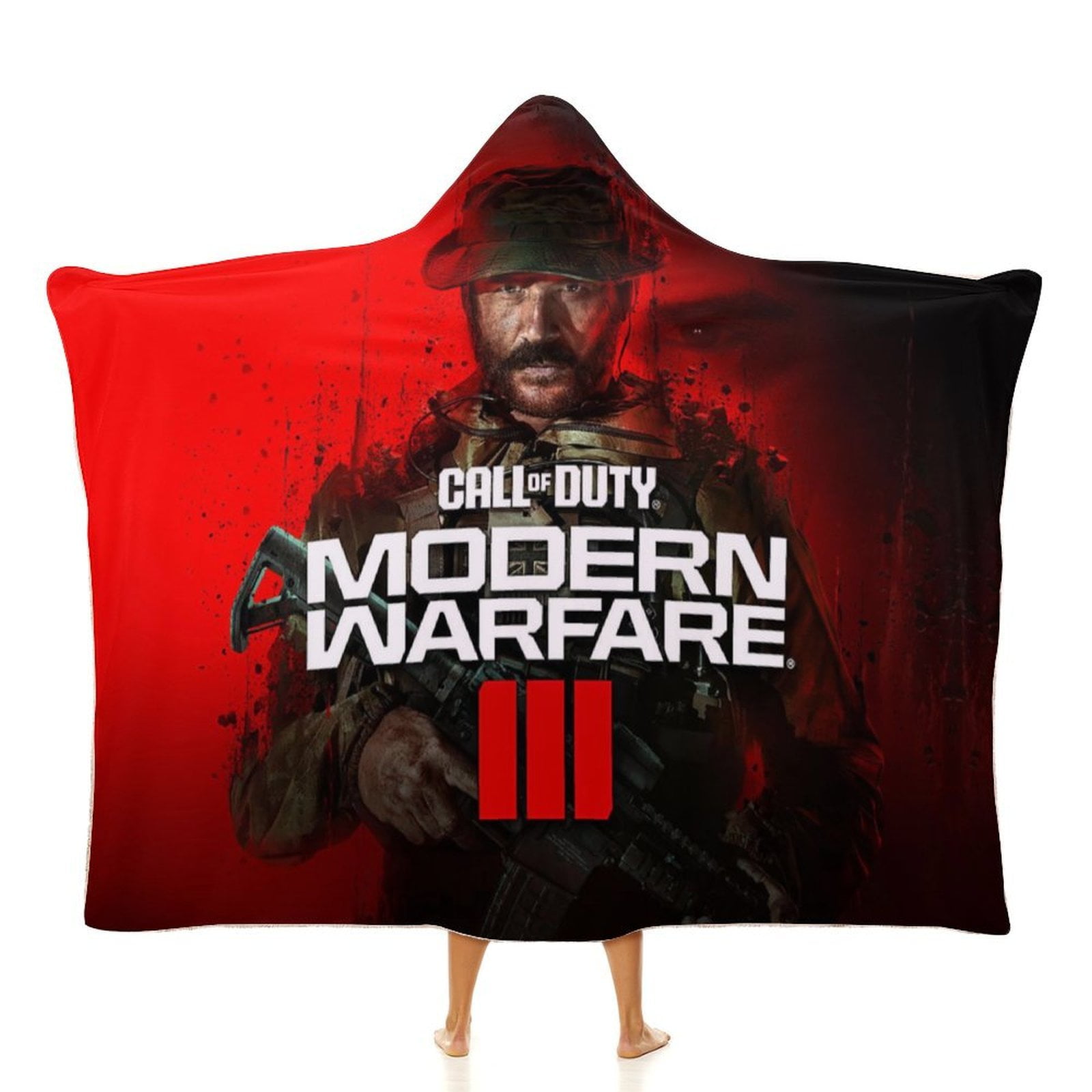 Call of Duty Modern Warfare Cloak Hooded Blankets Soft Wearable Blanket ...
