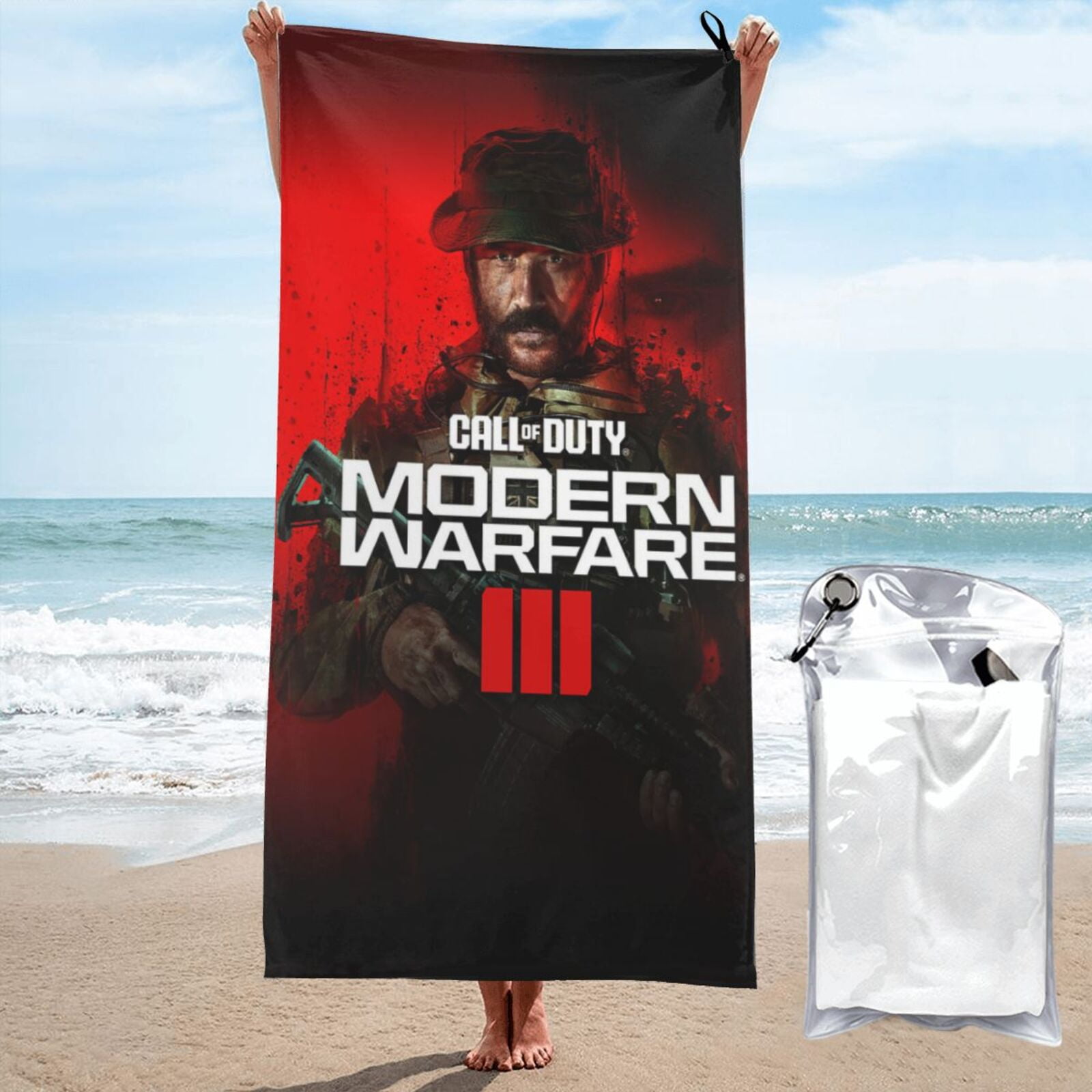 Call of Duty Modern Warfare Microfiber Quick Dry Towel Fluffy Bath ...