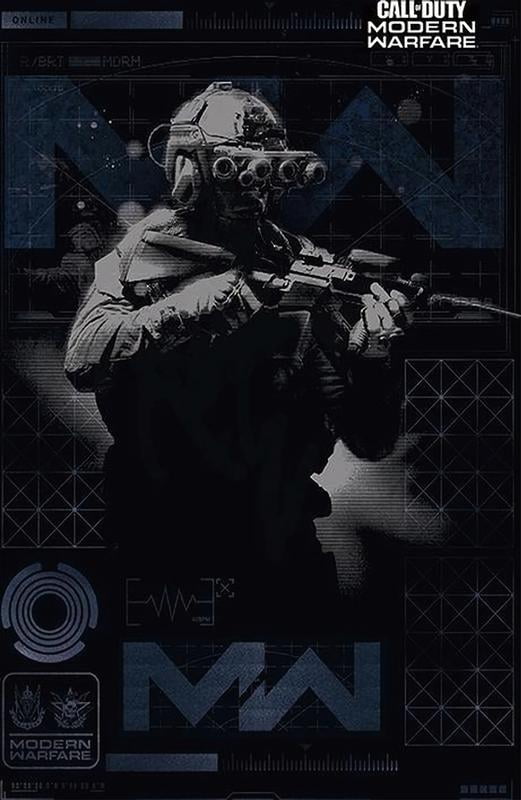 Call of Duty Modern Warfare Poster 12x18inch (30x46cm) poster, perfect ...