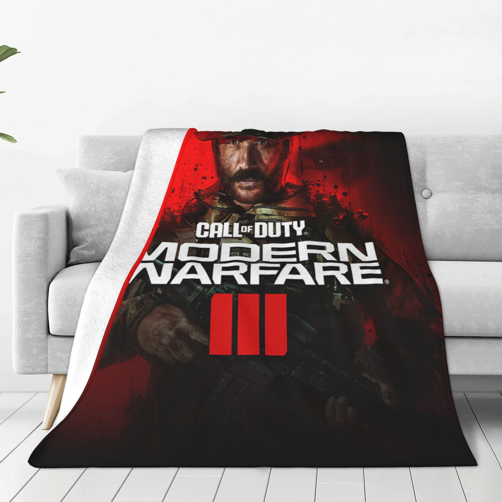 Call of Duty Modern Warfare Soft Micro Fleece Blanket Throw Lightweight ...