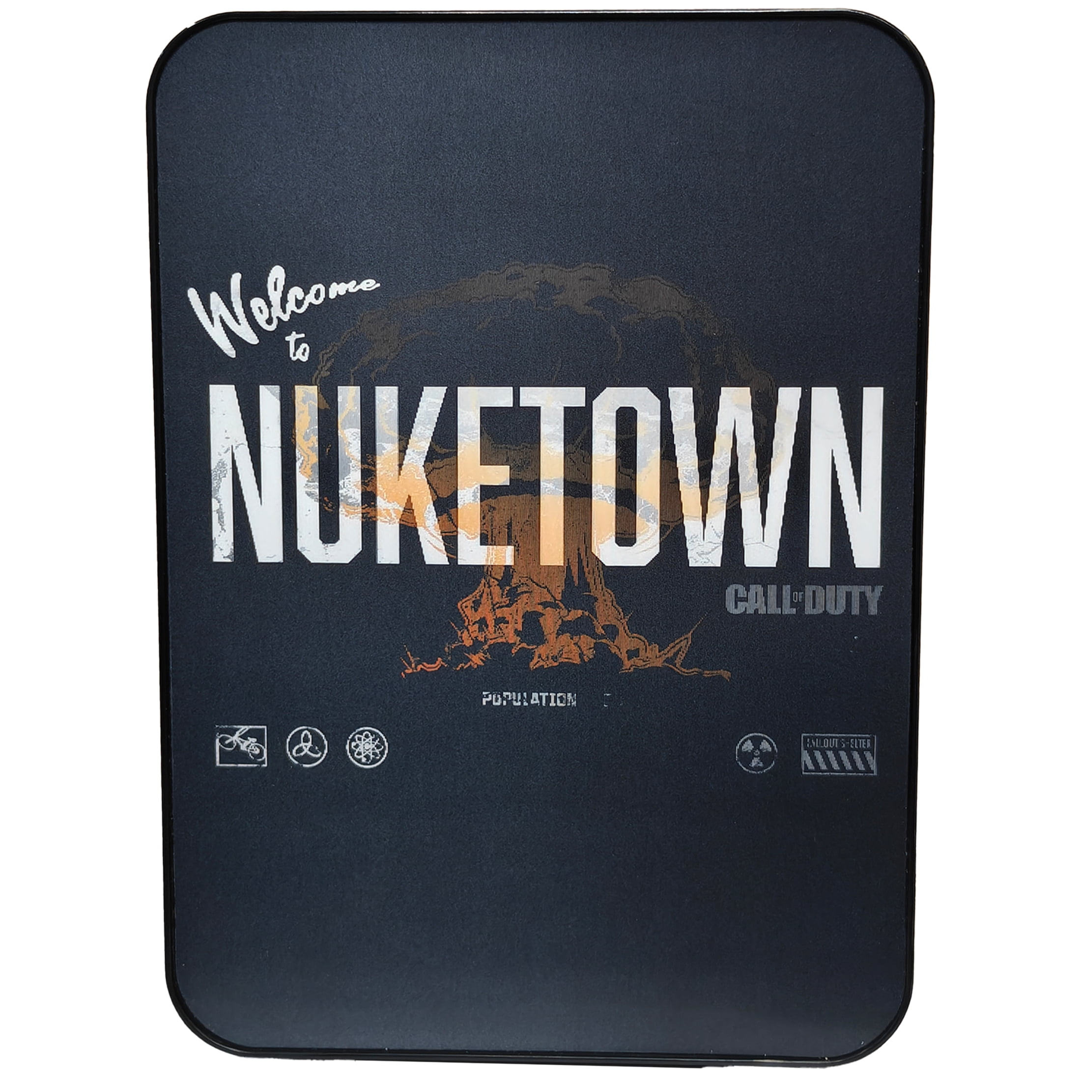 Call of Duty Nuketown Lenticular 4L 6-Can Mini Fridge, Black - Walmart.com
