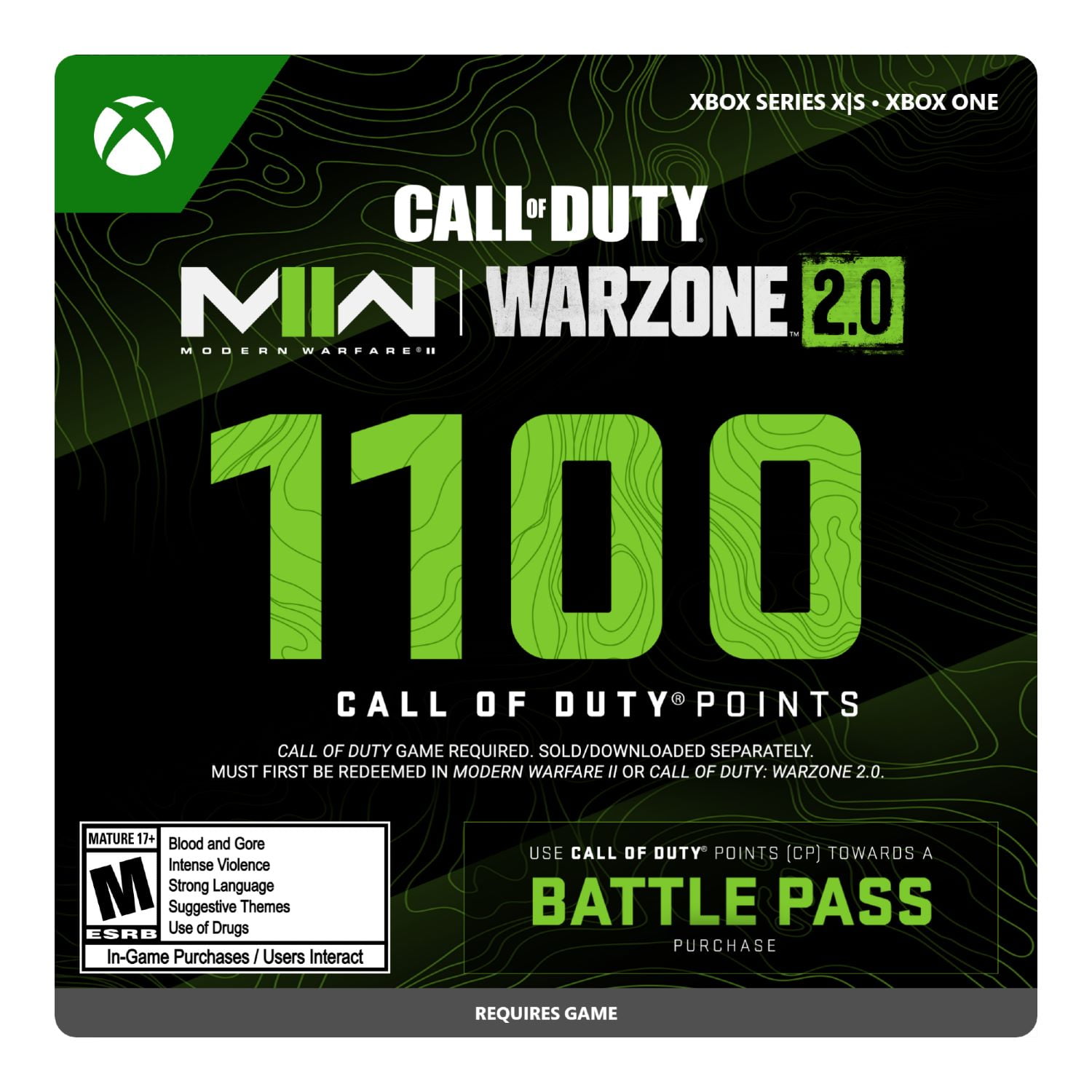 Call of Duty Points - 1,100 - Xbox One, Xbox Series X|S [Digital ...