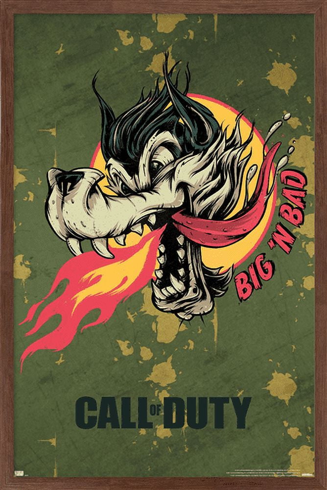 Call of Duty: Vanguard - Big 'N Bad Wall Poster, 22.375" x 34", Framed ...