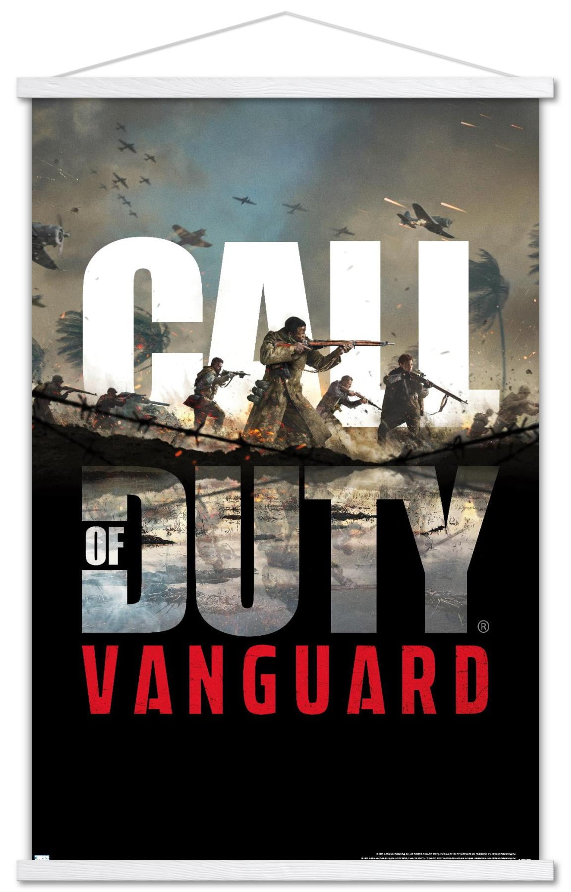 Call of Duty: Vanguard - Key Art Wall Poster with Wooden Magnetic Frame ...