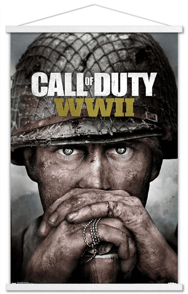 Call of Duty: WWII - Key Art Wall Poster with Magnetic Frame, 22.375" x ...