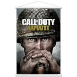 Call of Duty: WWII - Key Art Wall Poster with Wooden Magnetic Frame, 22 ...