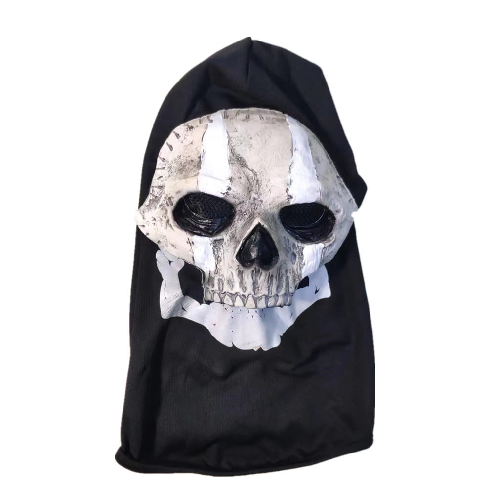 Call of Duty War Zone Black Cloth Skull Mask Game Skeleton Ghost Face ...