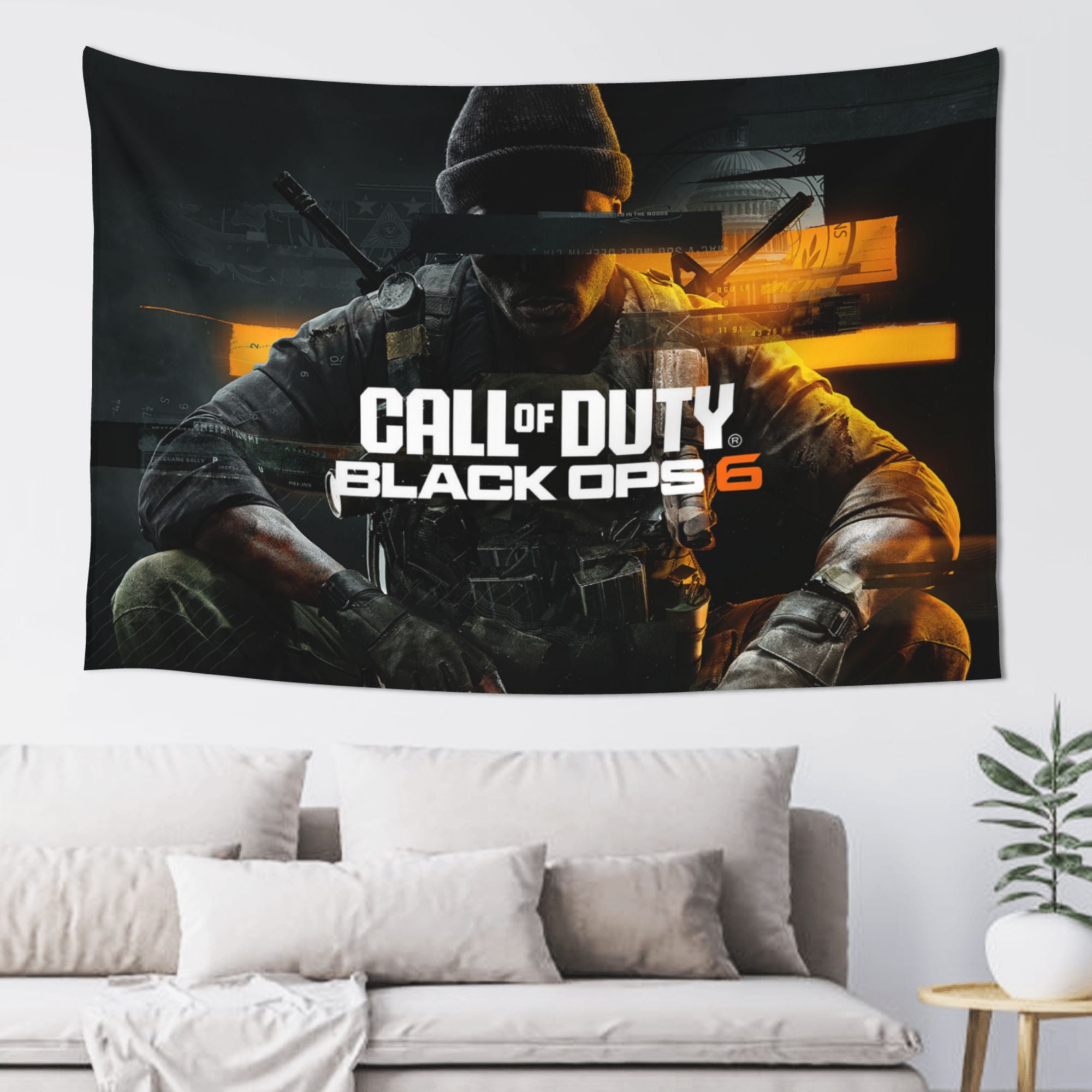 Call of Duty black Ops Tapestry Banner 60X40 inch Decor Art Tablecloth ...