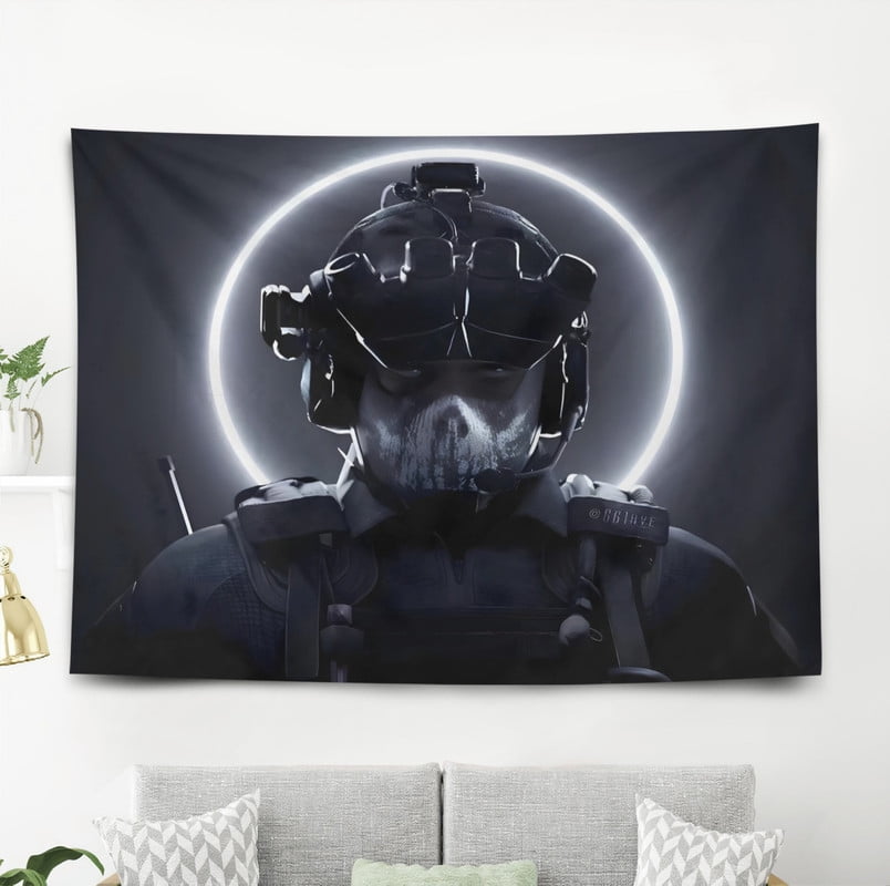 Call of Duty pattern wall hanging 50*60 inches high-quality peach skin ...