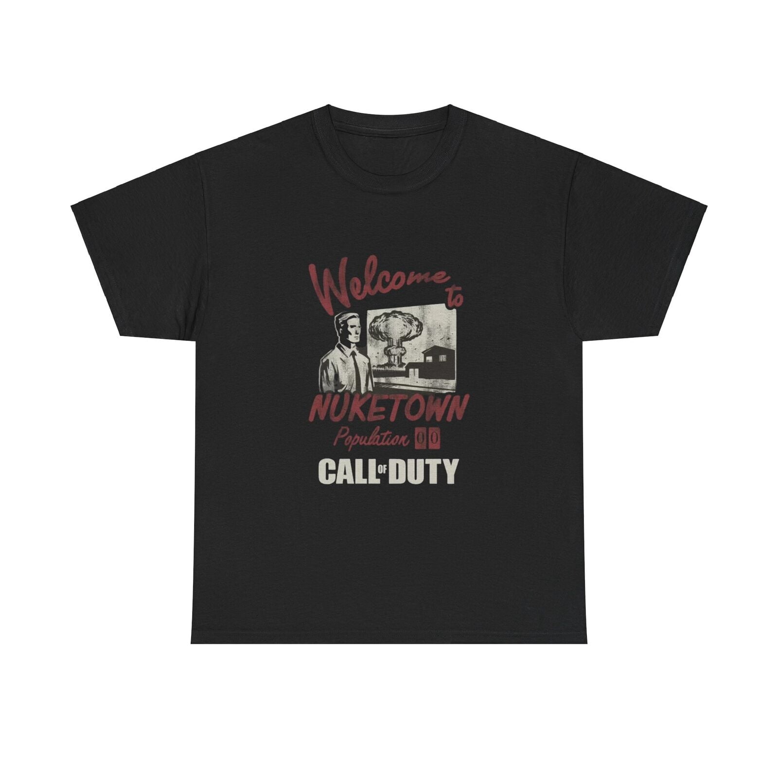 Call of duty T-shirt nuketown gamer warzone retro cod Unisex Heavy ...