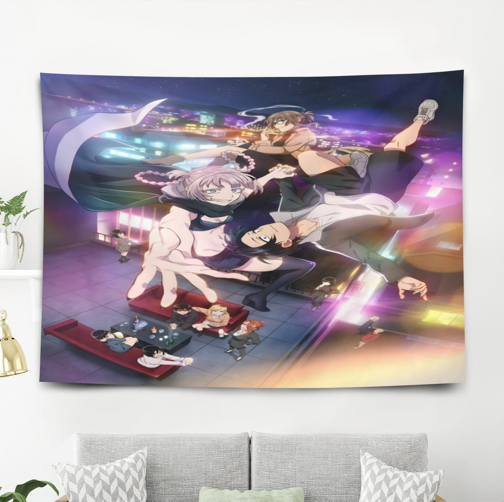 Call of the Night Flushing Tapestry - Horizontal（60"x40"） - Walmart.com