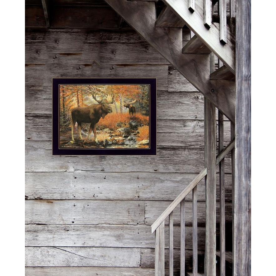 Call of the Wild By Ed Wargo Printed Framed Wall Art Wood Multi-Color ...