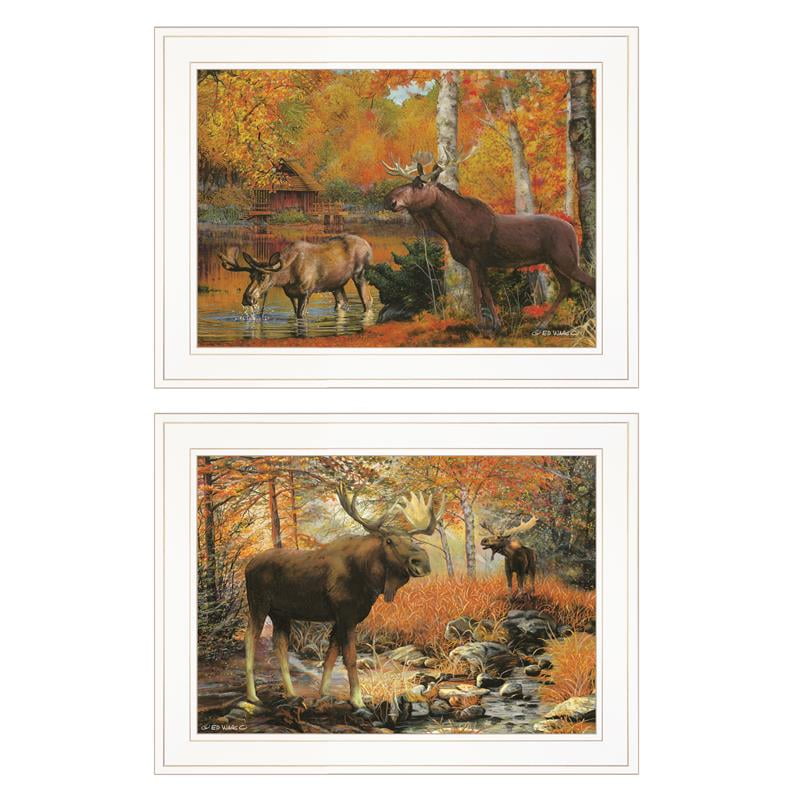Call of the Wild By Ed Wargo Printed Framed Wall Art Wood Multi-Color ...