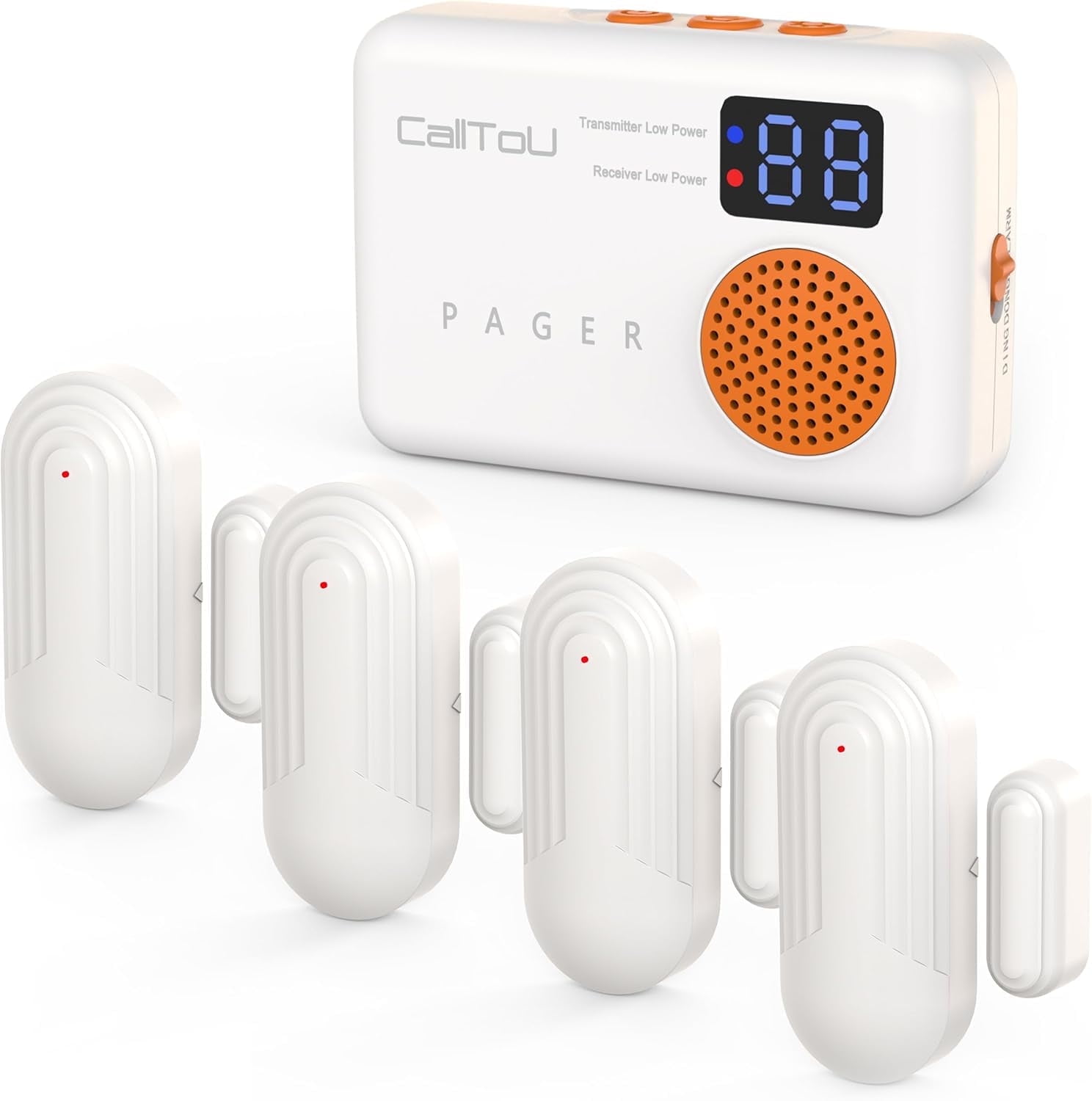 CallToU Door Sensor Chime, Potable Door Chimes for Door Opens, Wireless ...