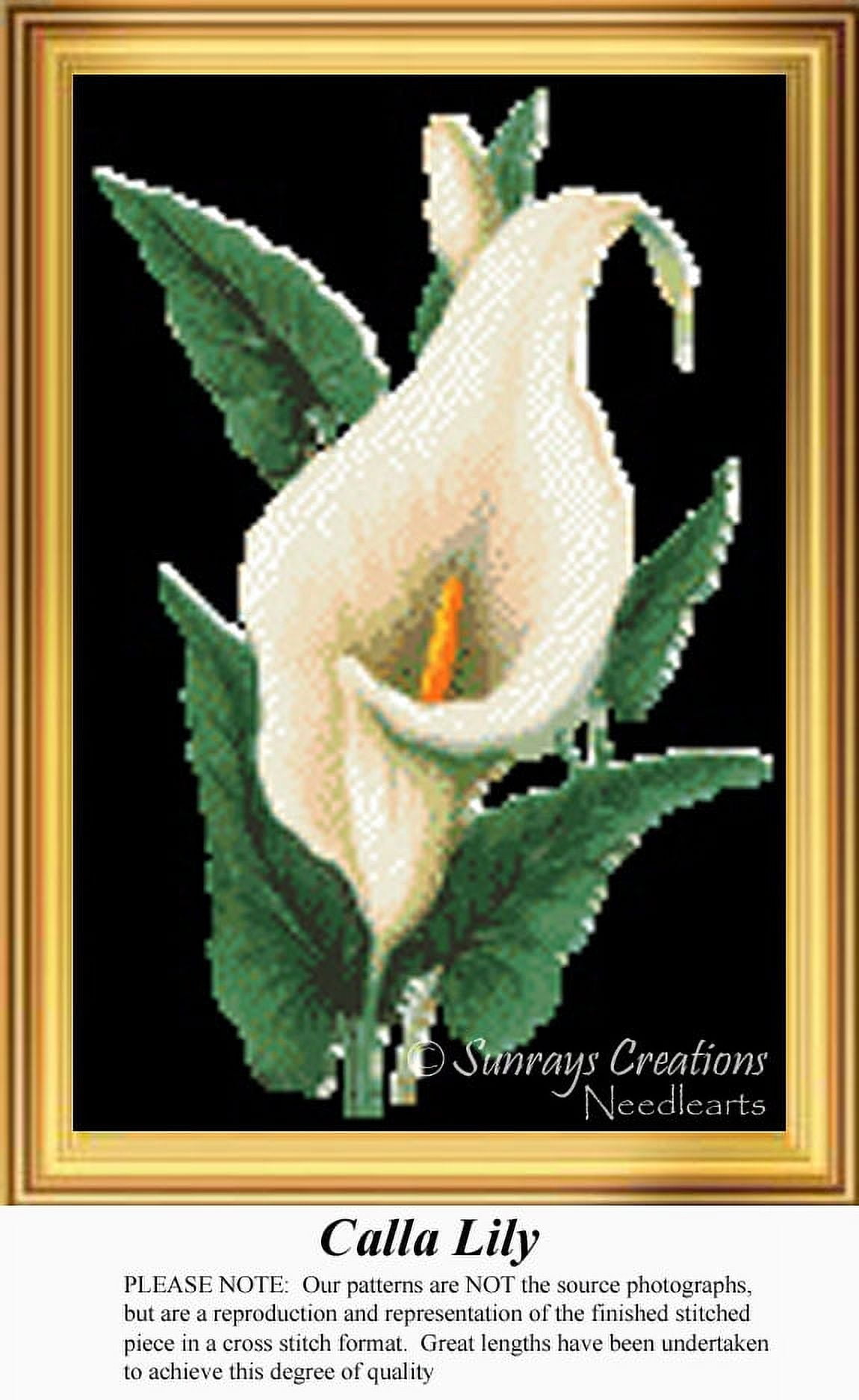 Calla Lily Cross Stitch Pattern | Calla Lily (Pattern Only, You Provide ...