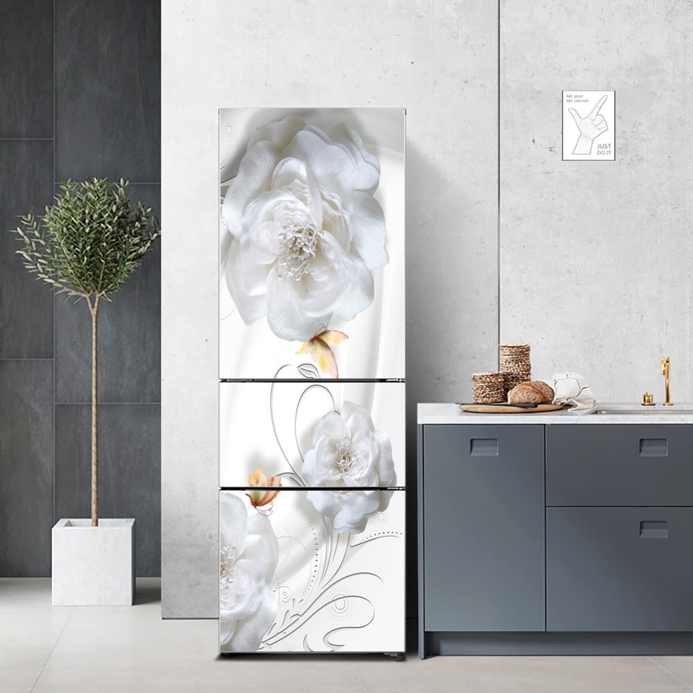 Calla Lily Flower Vase Home Modern Decoration Kitchen Fridge PVC ...