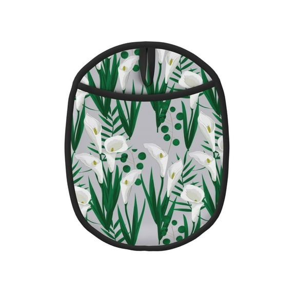 Calla Lily Flowers Green Leaves Pot Holders for Kitchen - Heat ...
