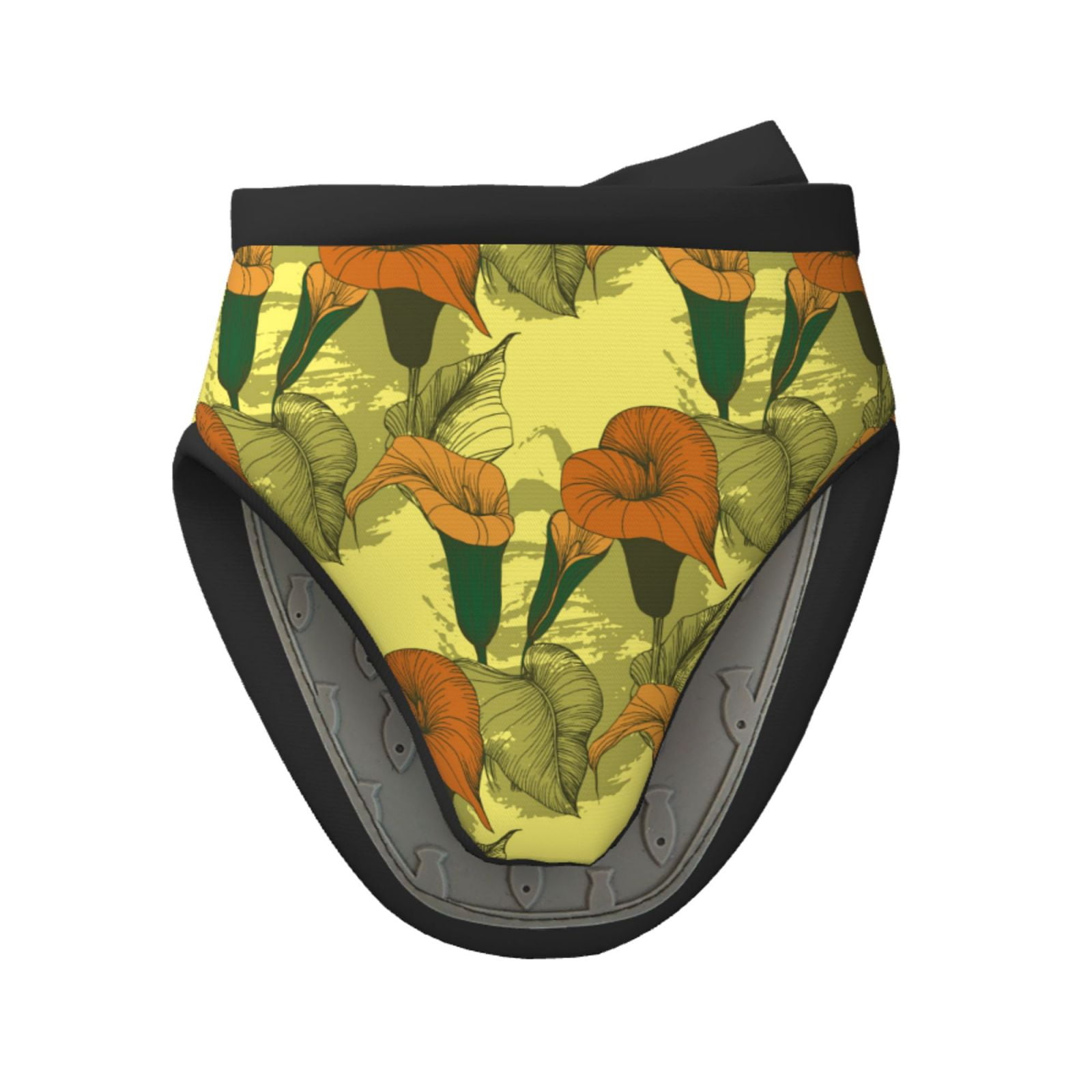 Calla Lily Flowers Yellow Oven Mitts Heat Resistant, Soft Lining ...